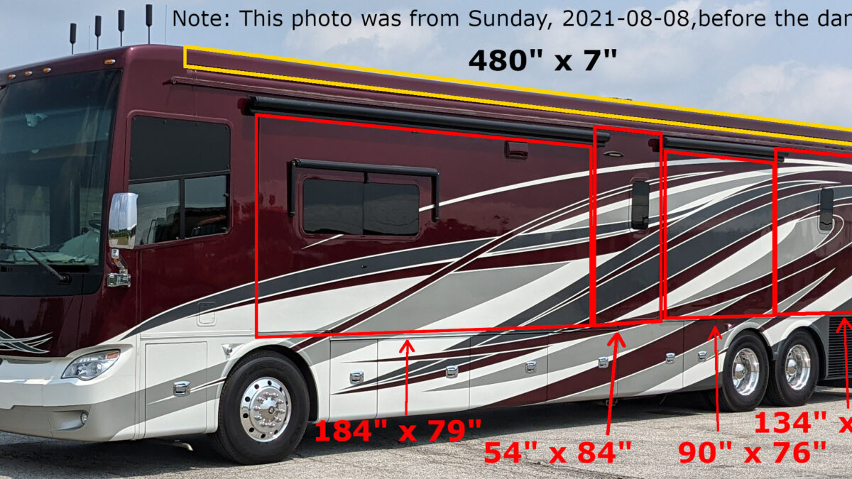 COACH – pre damage – Panel Sizes that have scratch damage – 2021-08-08 ...